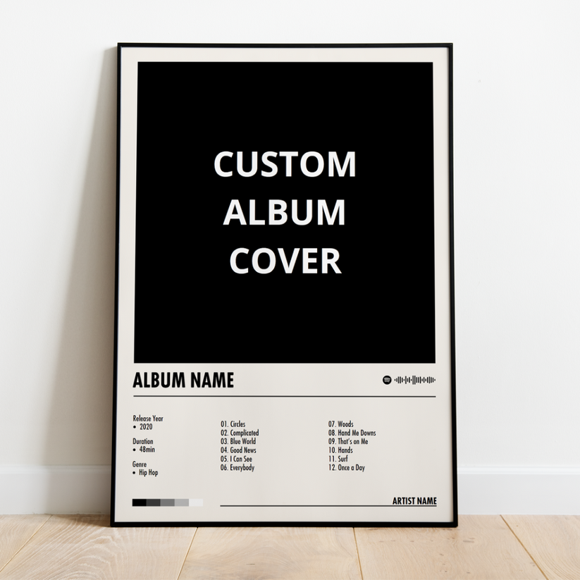 Custom Album Cover Poster | Design 1 – Sunny Designs Posters