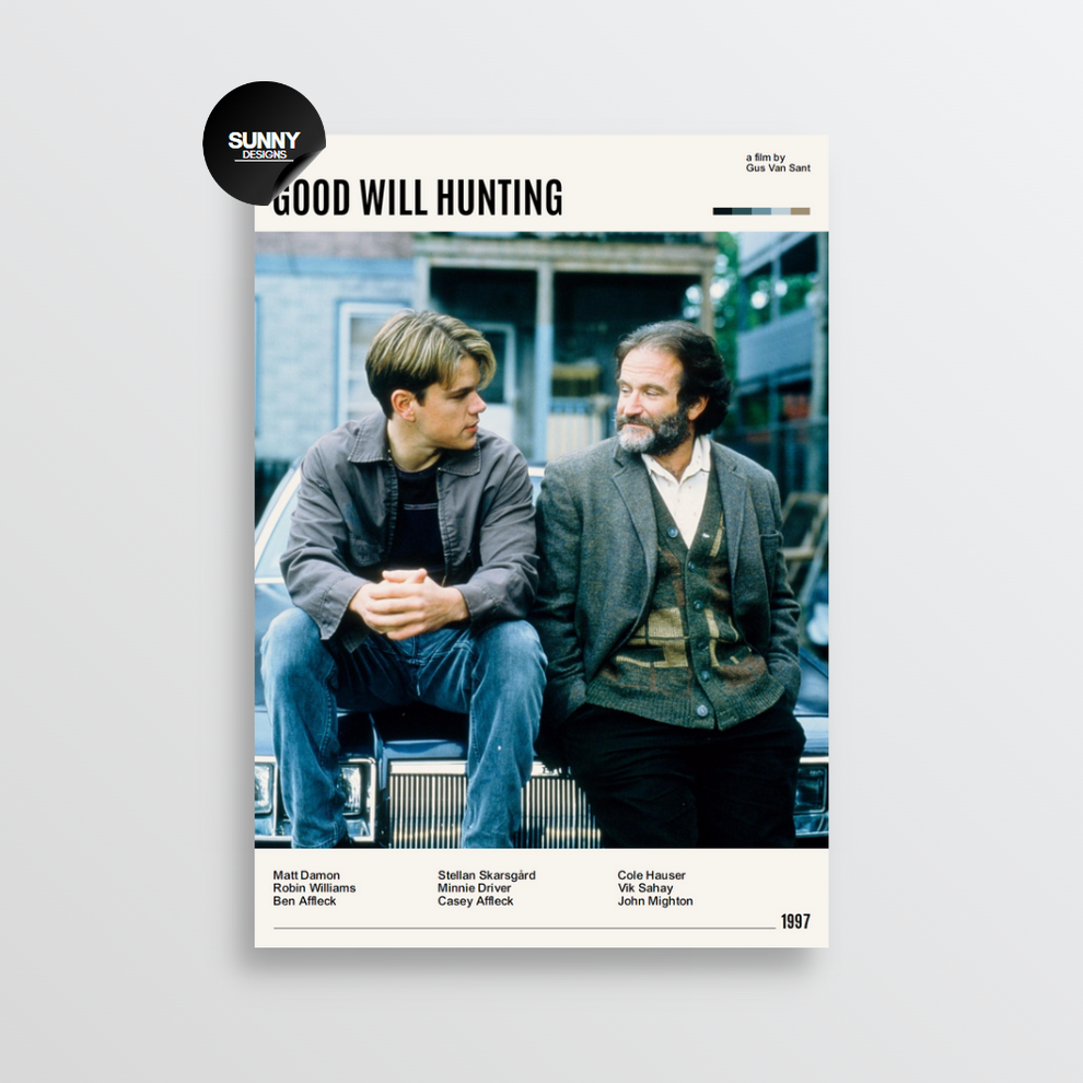 Good Will Hunting | Minimalist Movie Poster – Sunny Designs Posters