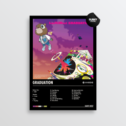 Kanye West - Graduation | Album Cover Poster – Sunny Designs Posters