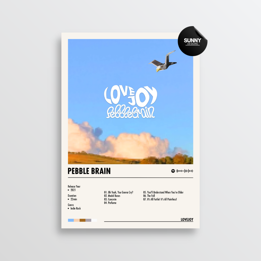 Lovejoy - Pebble Brain | Album Cover Poster – Sunny Designs Posters