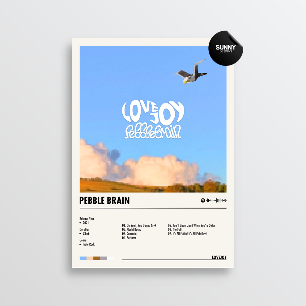 Lovejoy - Pebble Brain | Album Cover Poster – Sunny Designs Posters