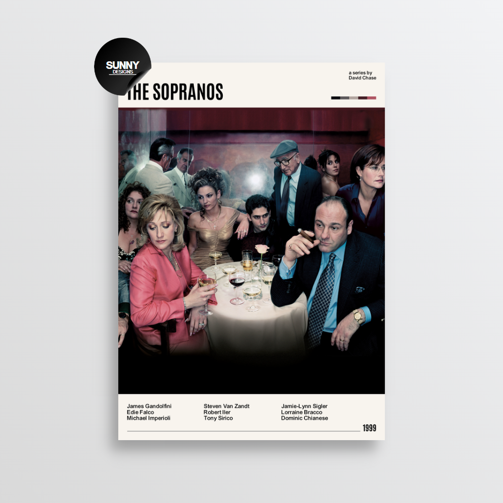 The Sopranos | Minimalist TV Serie Poster – Sunny Designs Posters