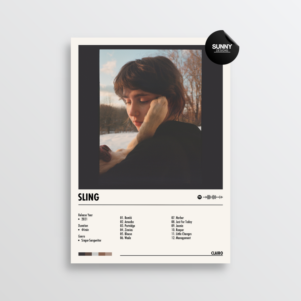 Clairo - Sling | Album Cover Poster – Sunny Designs Posters
