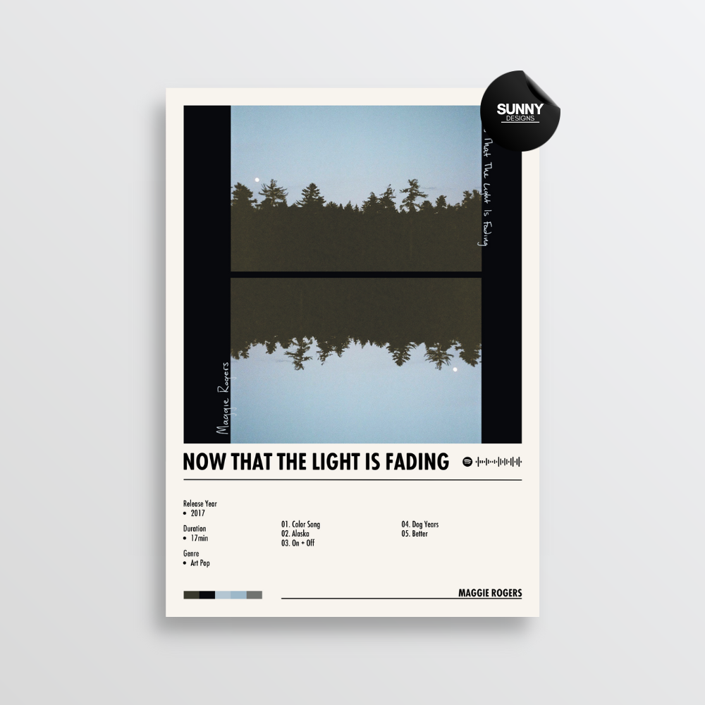 Maggie Rogers - Now that the light is fading | Album Cover Poster ...