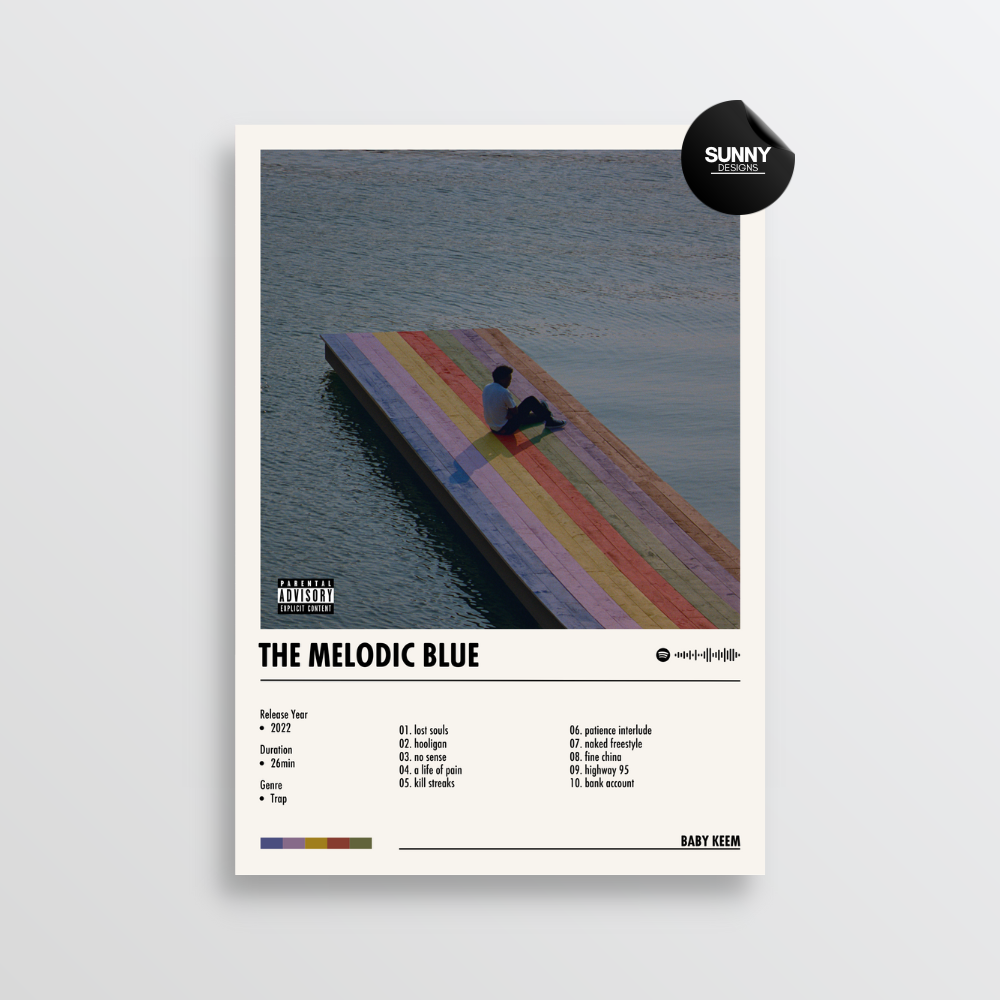 Baby Keem - The Melodic Blue (Deluxe) | Album Cover Poster – Sunny ...