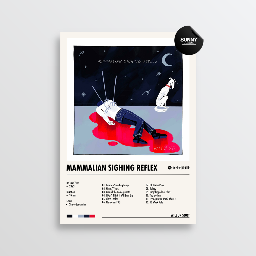 Wilbur Soot - Mammalian Sighing Reflex | Album Cover Poster – Sunny ...