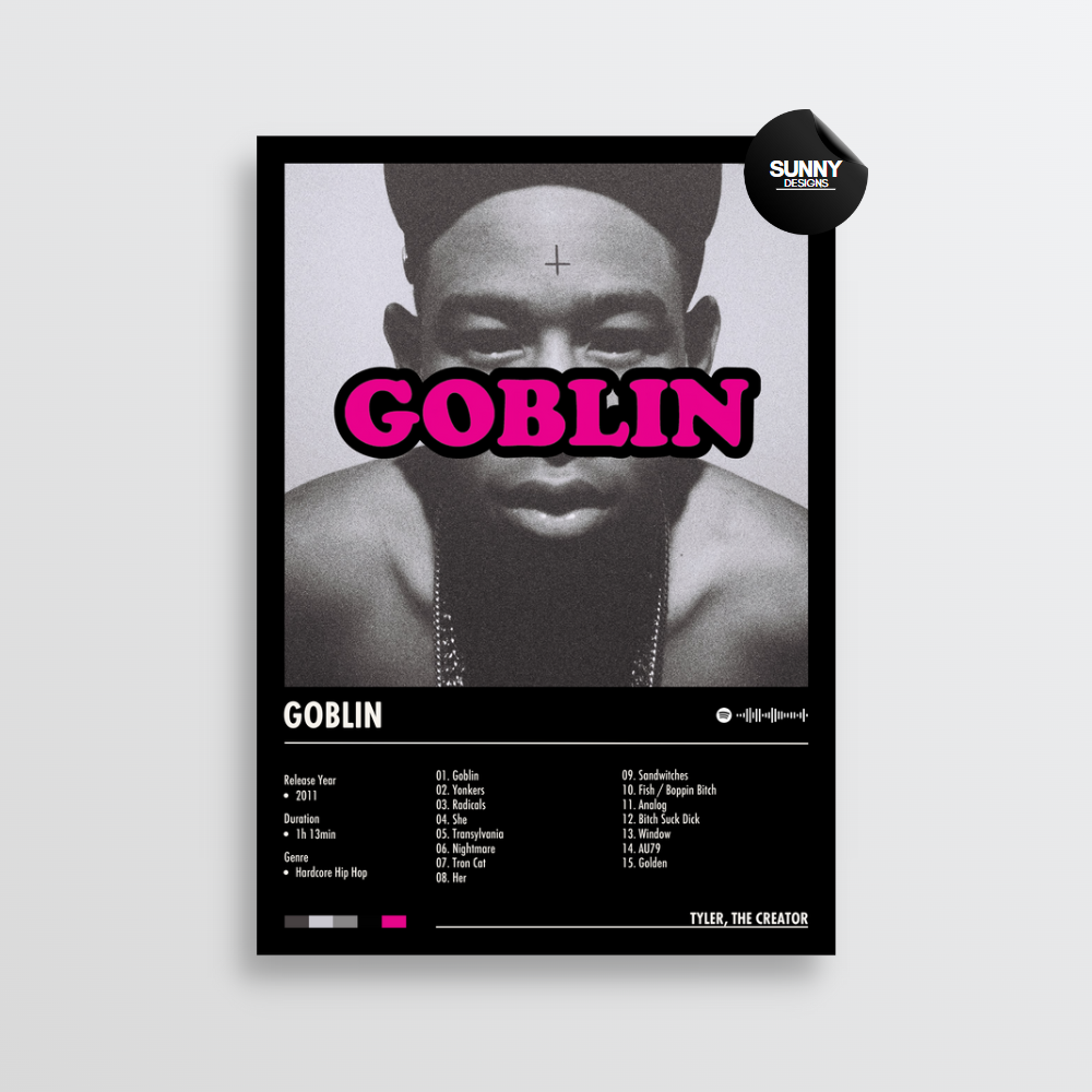 Tyler, the Creator - Goblin v2 | Album Cover Poster – Sunny Designs Posters