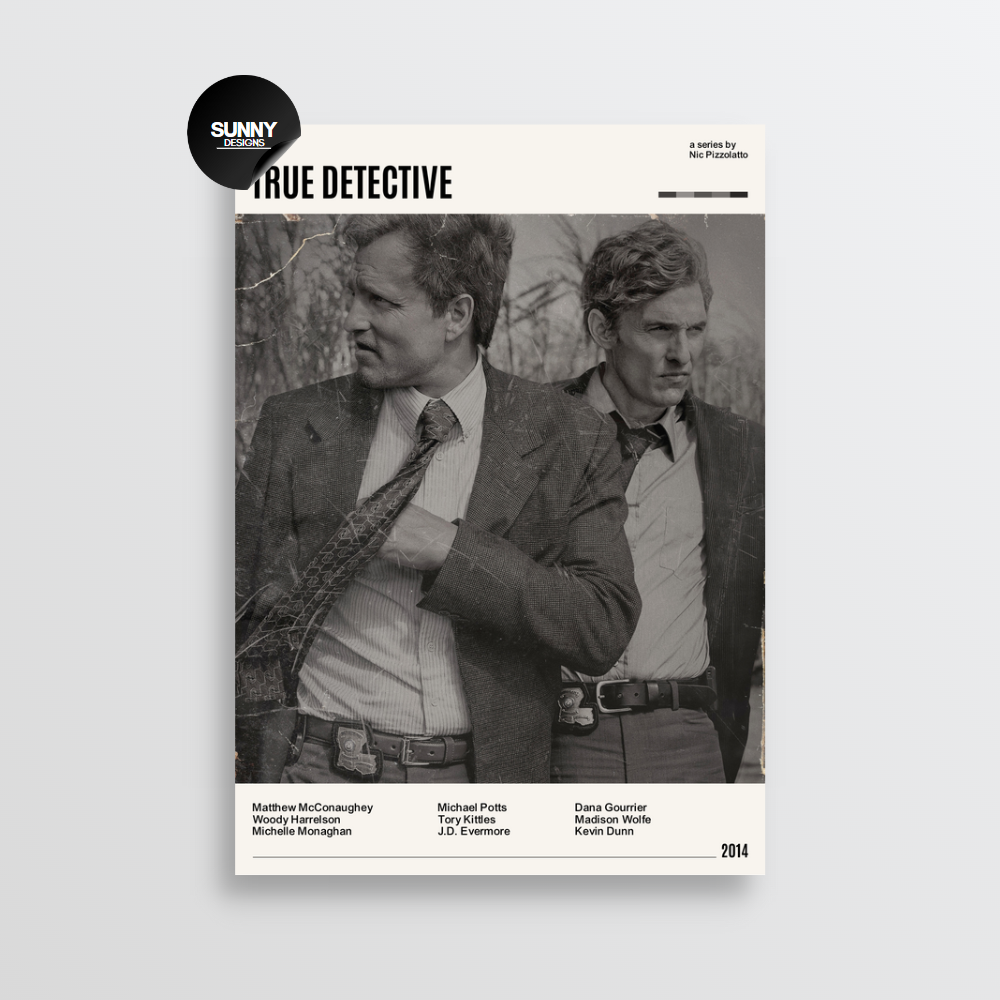 True Detective | Minimalist TV Serie Poster – Sunny Designs Posters
