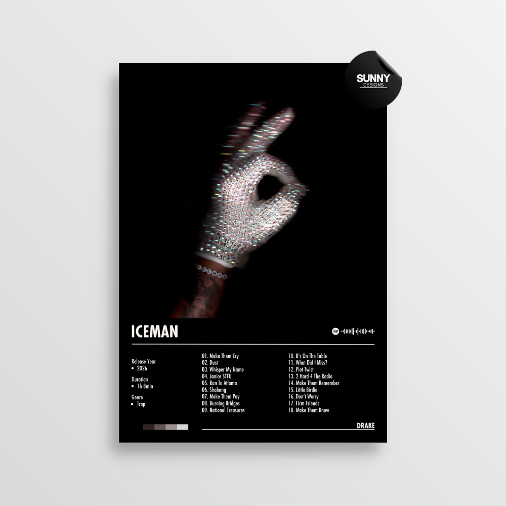 Drake - Take Care | Album Cover Poster – Sunny Designs Posters