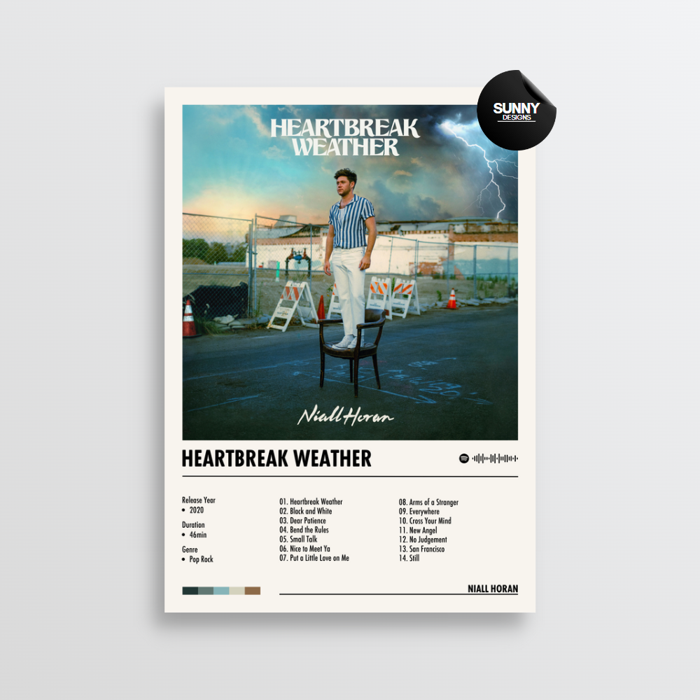 Niall Horan - Heartbreak Weather | Album Cover Poster – Sunny Designs ...