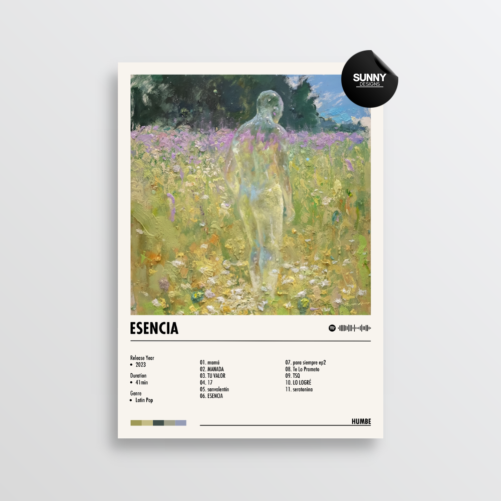 Humbe - Esencia | Album Cover Poster – Sunny Designs Posters