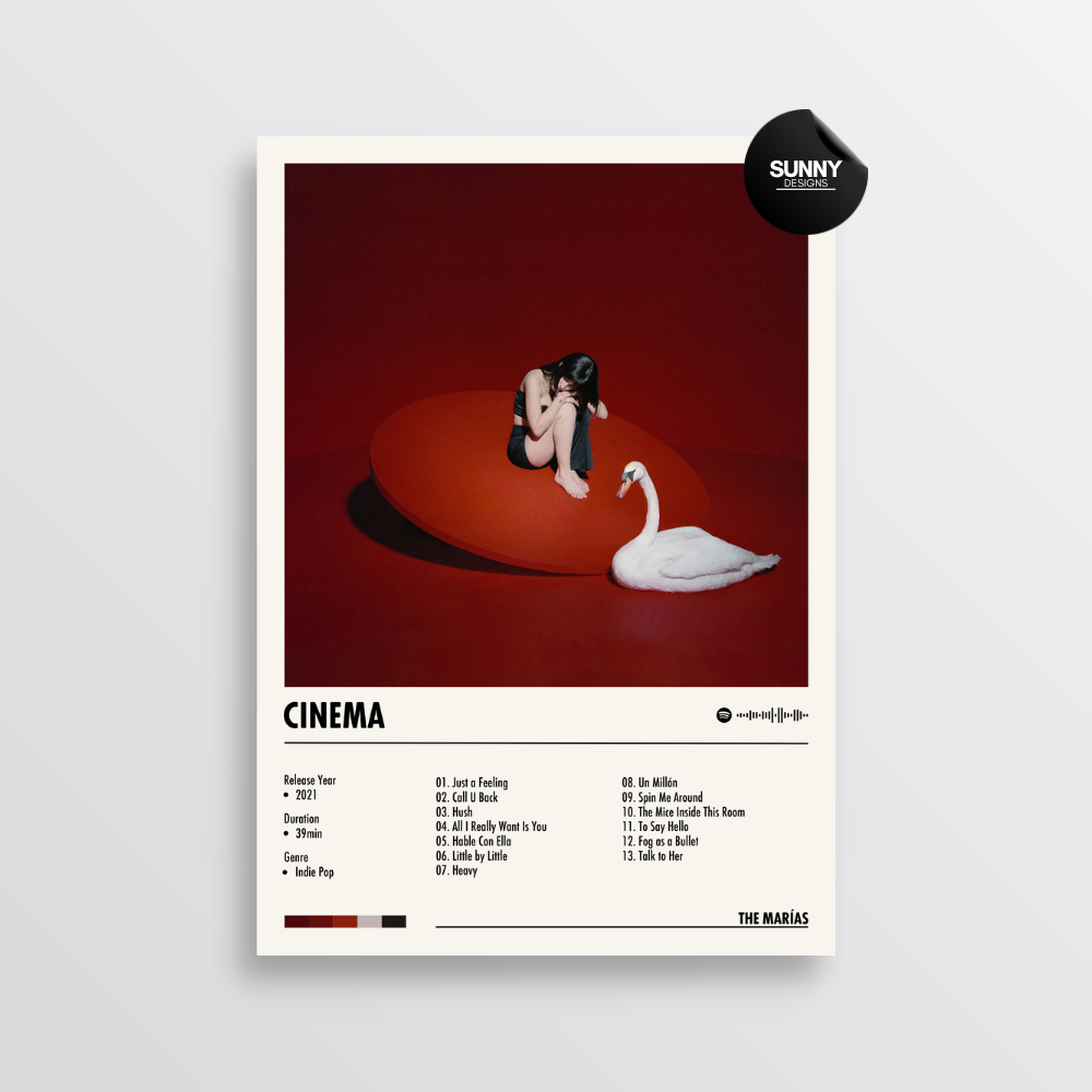 The Marías - Cinema | Album Cover Poster – Sunny Designs Posters