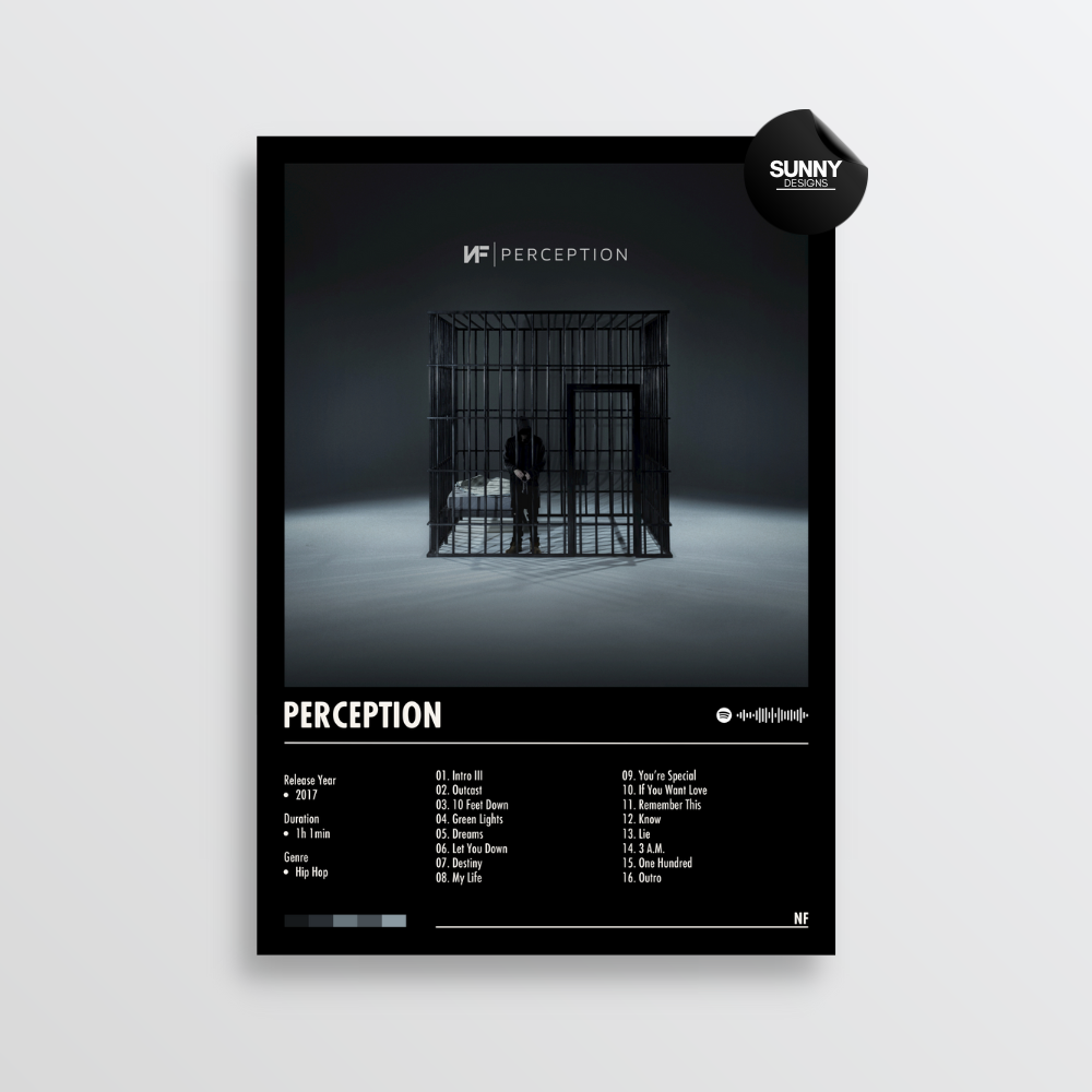 NF - Perception | Album Cover Poster – Sunny Designs Posters
