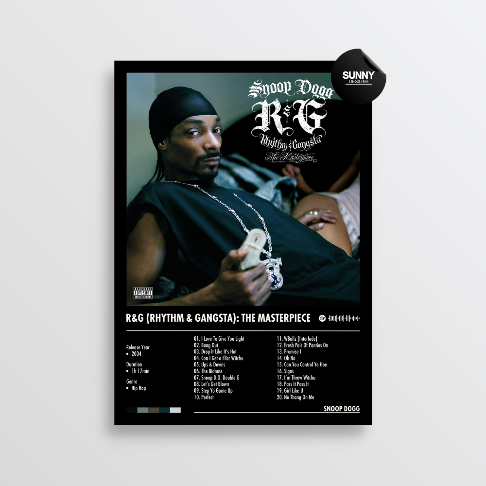 Snoop Dogg - R&G (Rhythm & Gangsta): The Masterpiece | Album Cover Pos ...