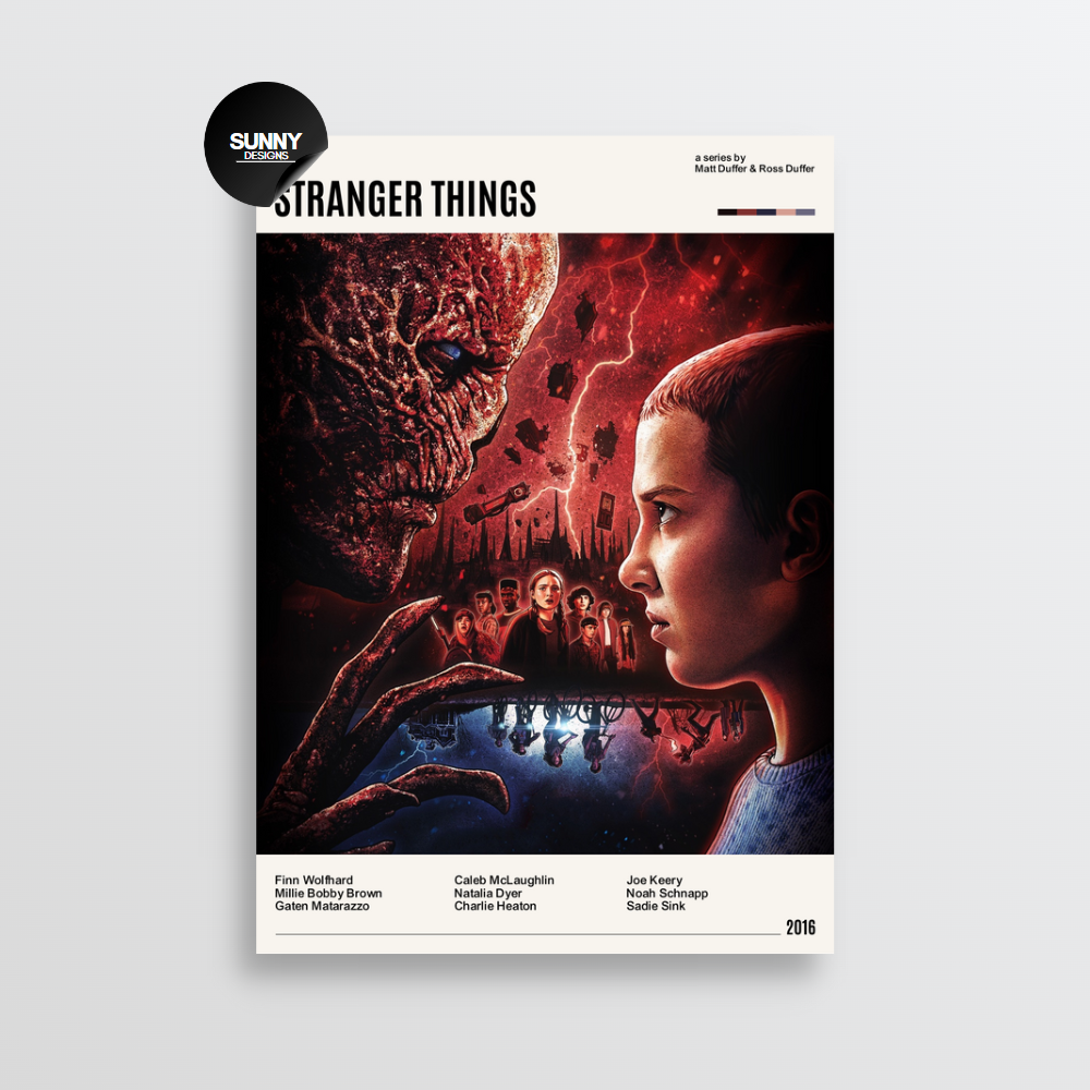 Stranger Things | Minimalist TV Serie Poster – Sunny Designs Posters