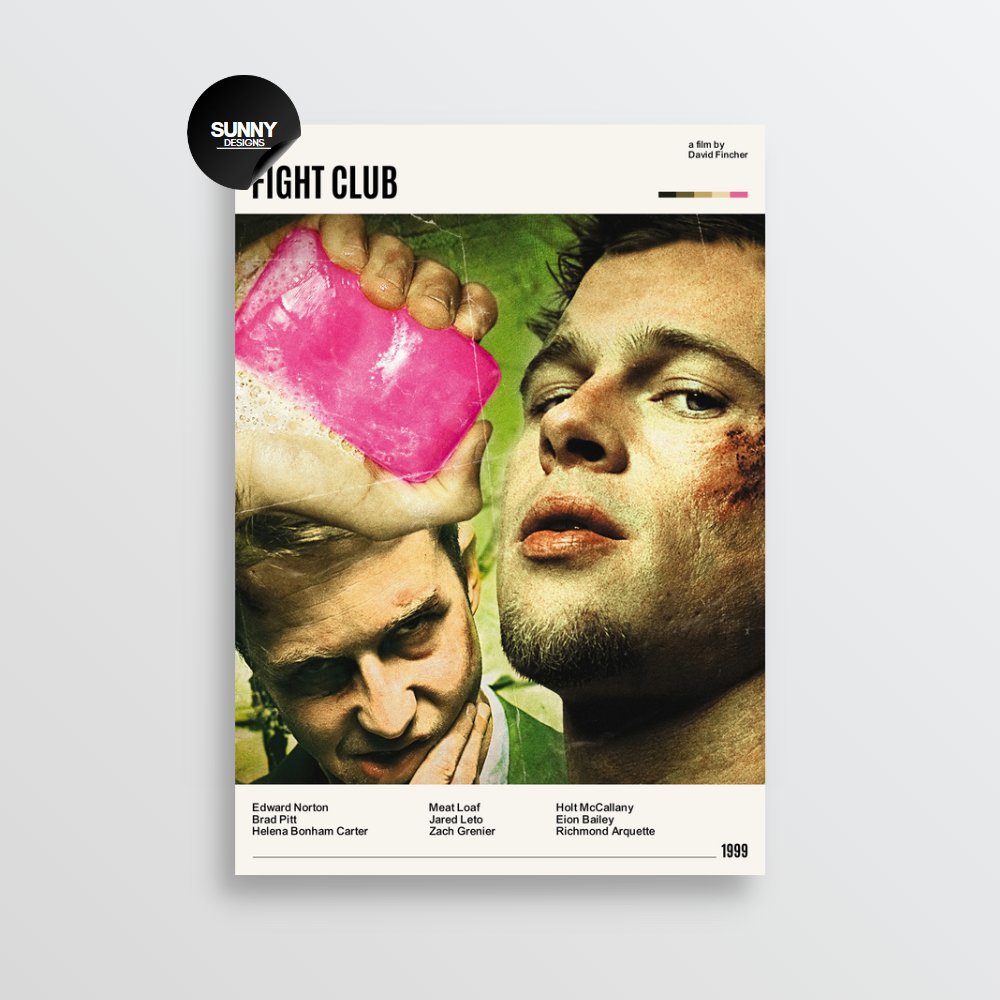 Fight Club | Minimalist Movie Poster – Sunny Designs Posters
