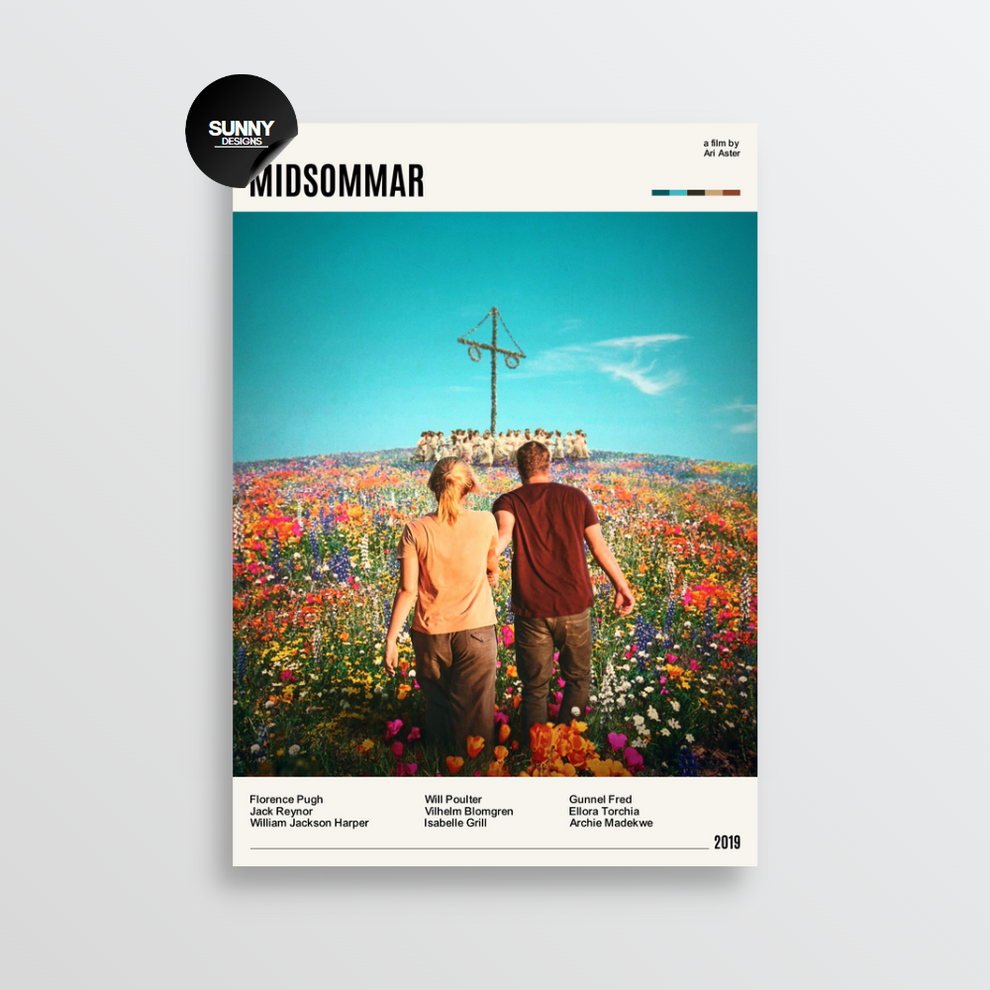 MIDSOMAR | Minimalist movie poster – Sunny Designs Posters