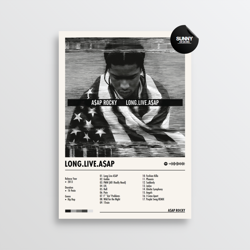 A $ AP Rocky - Long.live.a $ AP (Deluxe) | Album Cover Poster – Sunny ...