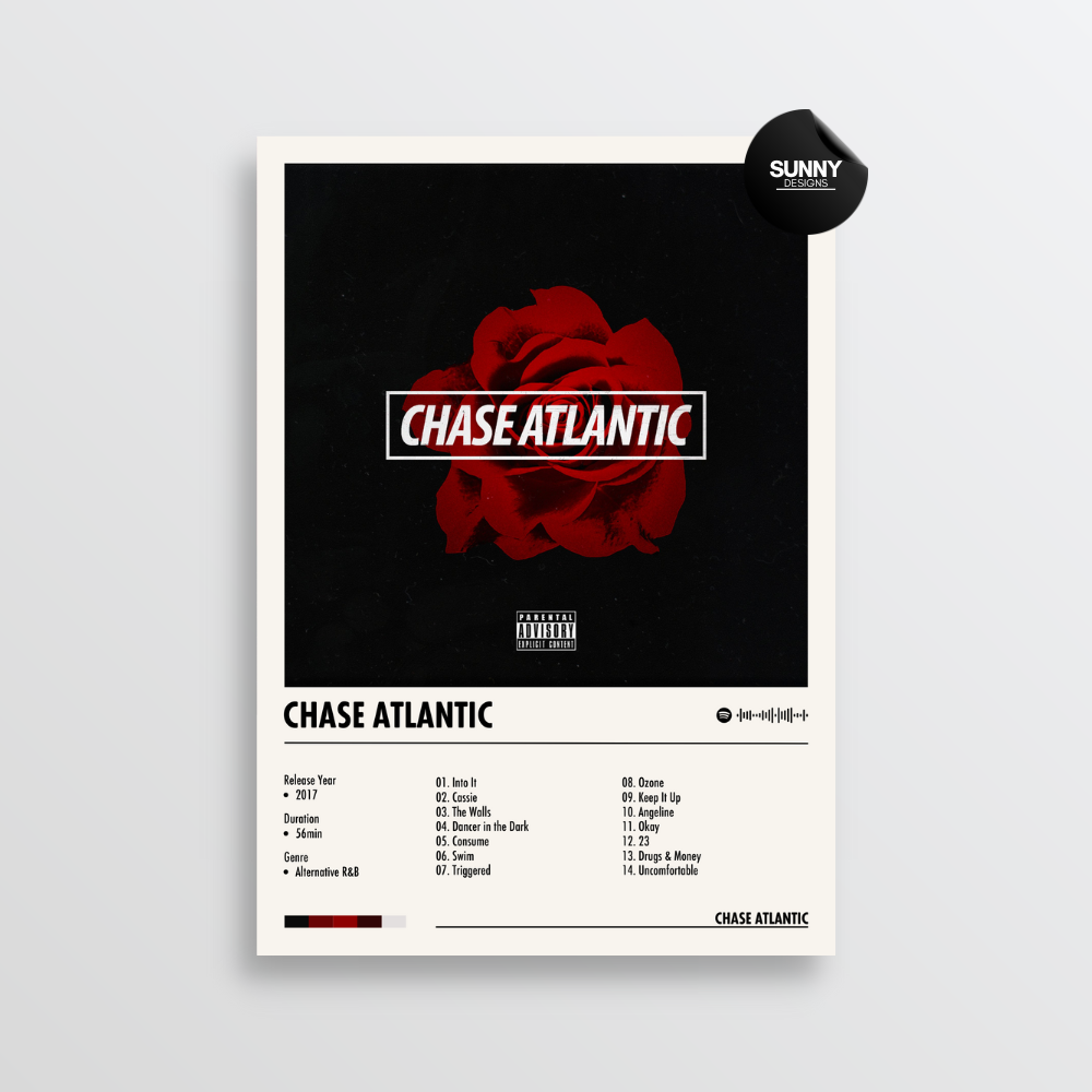 Chase Atlantic - Chase Atlantic | Album Cover Poster – Sunny Designs ...