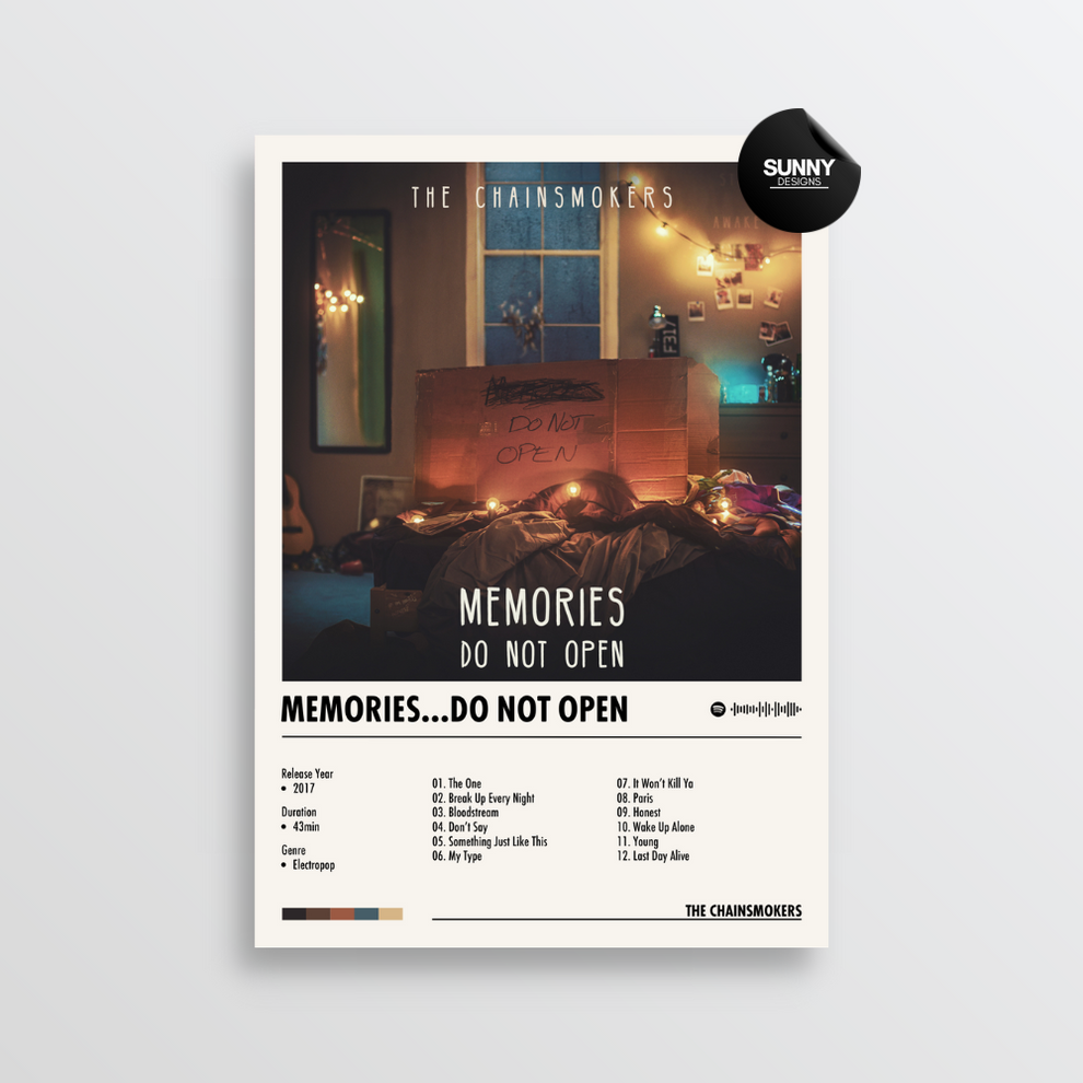 The Chainsmokers - Memories...Do Not Open | Album Cover Poster – Sunny ...