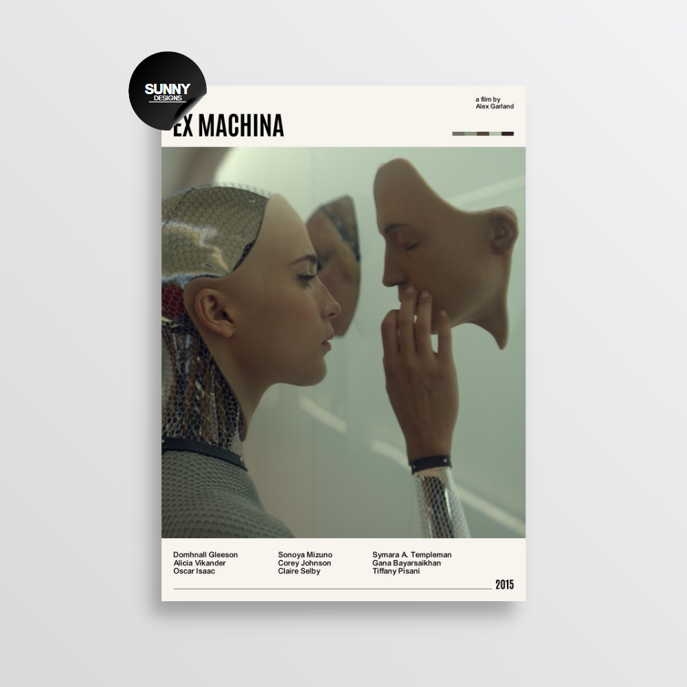 Ex Machina | Minimalist movie poster – Sunny Designs Posters