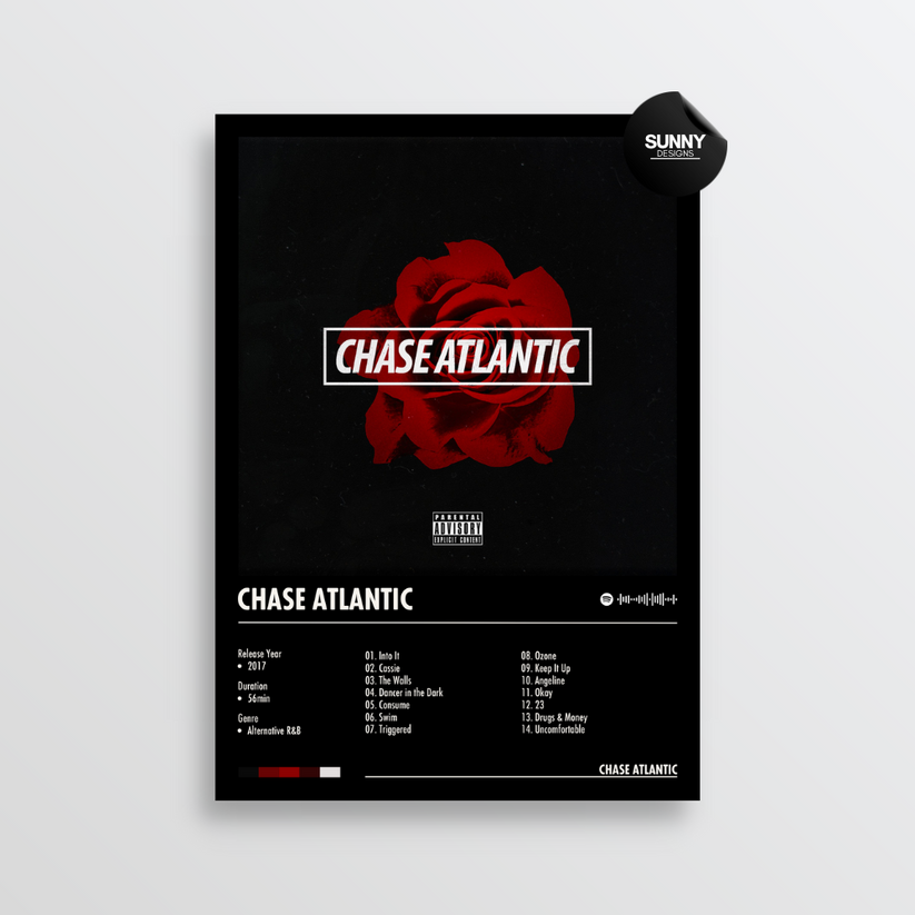 Chase Atlantic - Chase Atlantic | Album Cover Poster – Sunny Designs ...