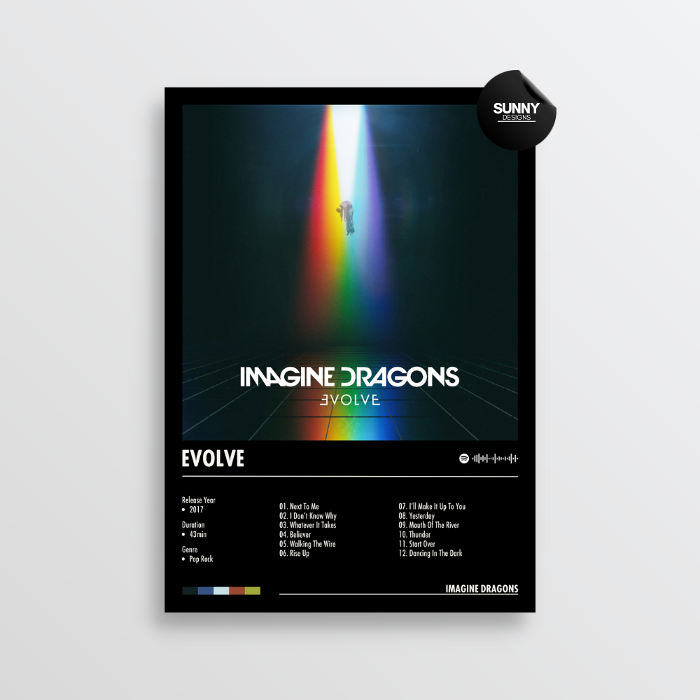 Imagine Dragons - Evolve | Album Cover Poster – Sunny Designs Posters