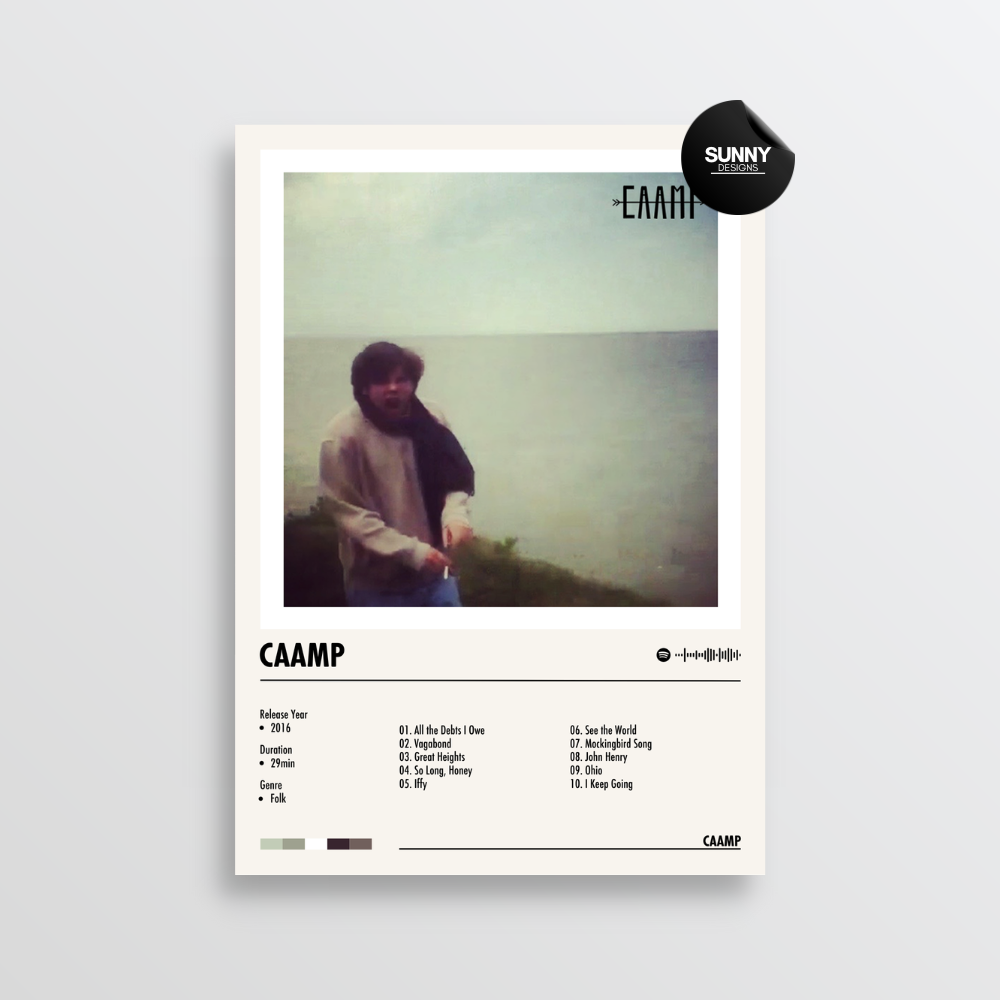 Caamp - Caamp | Album Cover Poster – Sunny Designs Posters