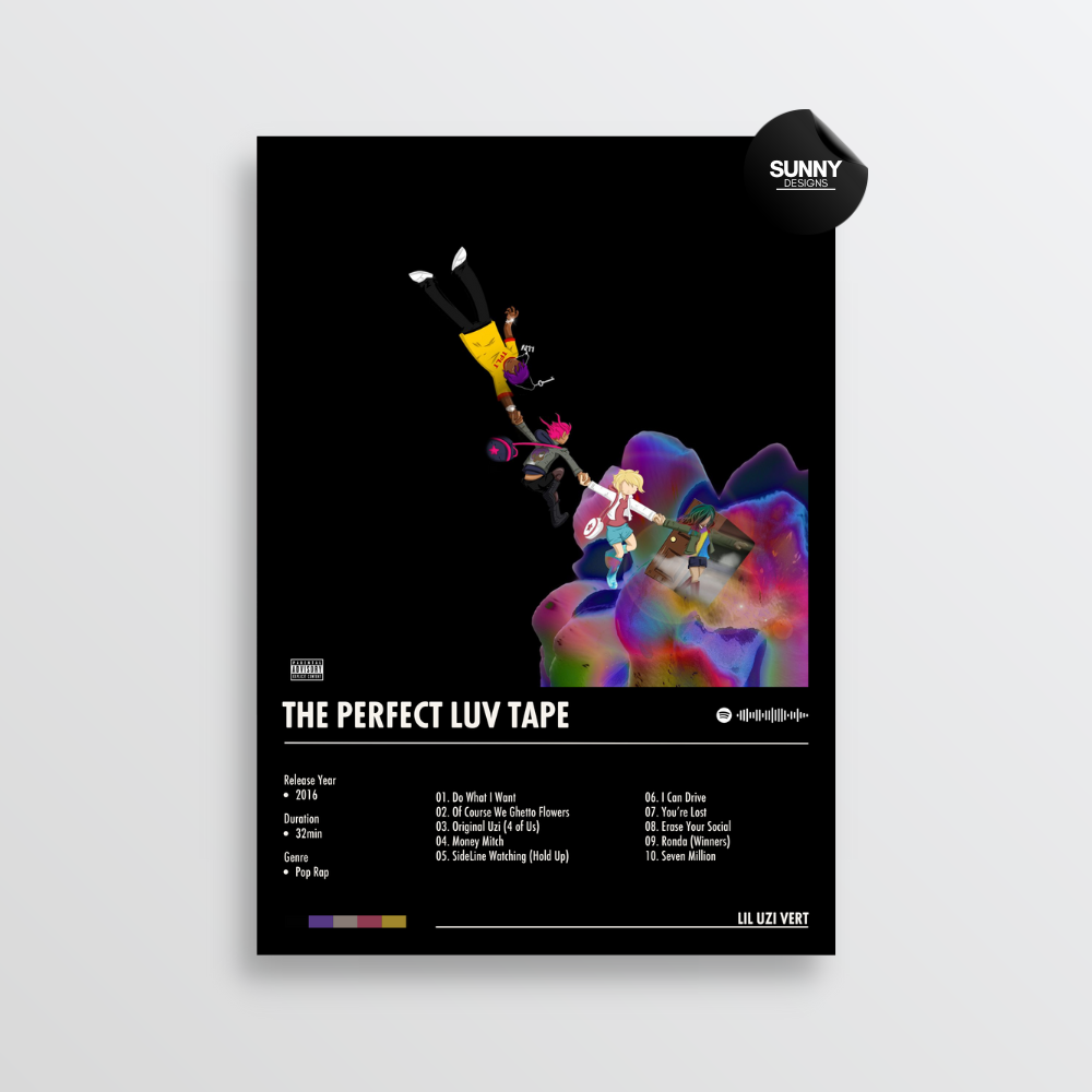 Lil Uzi Vert - The Perfect Luv Tape | Album Cover Poster – Sunny ...