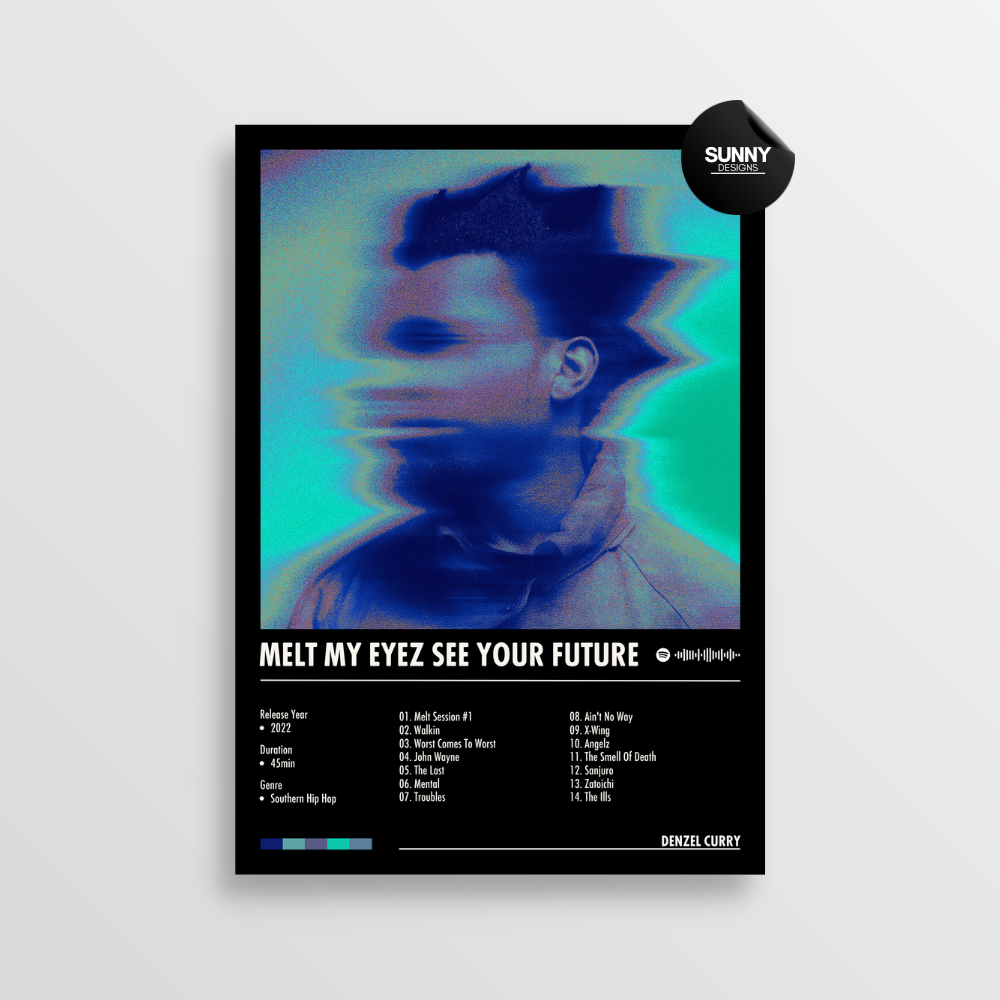 Denzel Curry - Melt My Eyez See Your Future | Album Cover Poster ...