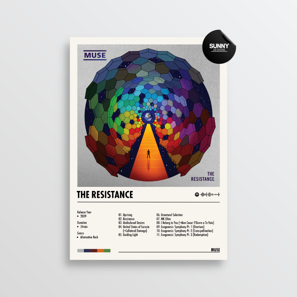 Muse - The Resistance | Album Cover Poster – Sunny Designs Posters